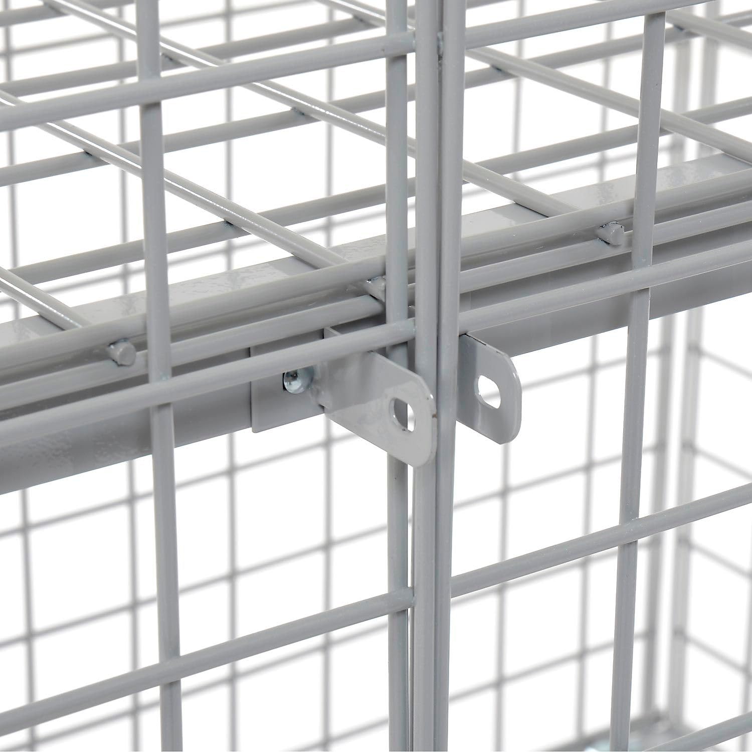 Global Industrial Wire Mesh Security Cage, 48 x 24 x 48