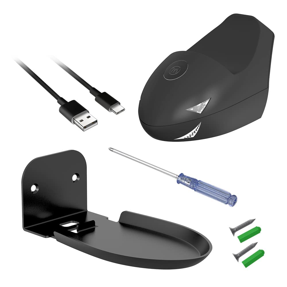 JDDWIN P5 Controller Charging Stand,with Unique Shape,Supports Wall Mount,Compatible with P5 Controller,P5 DualSense Controller Charging Station,Fast P5 DualSense Charging with LED Indicator