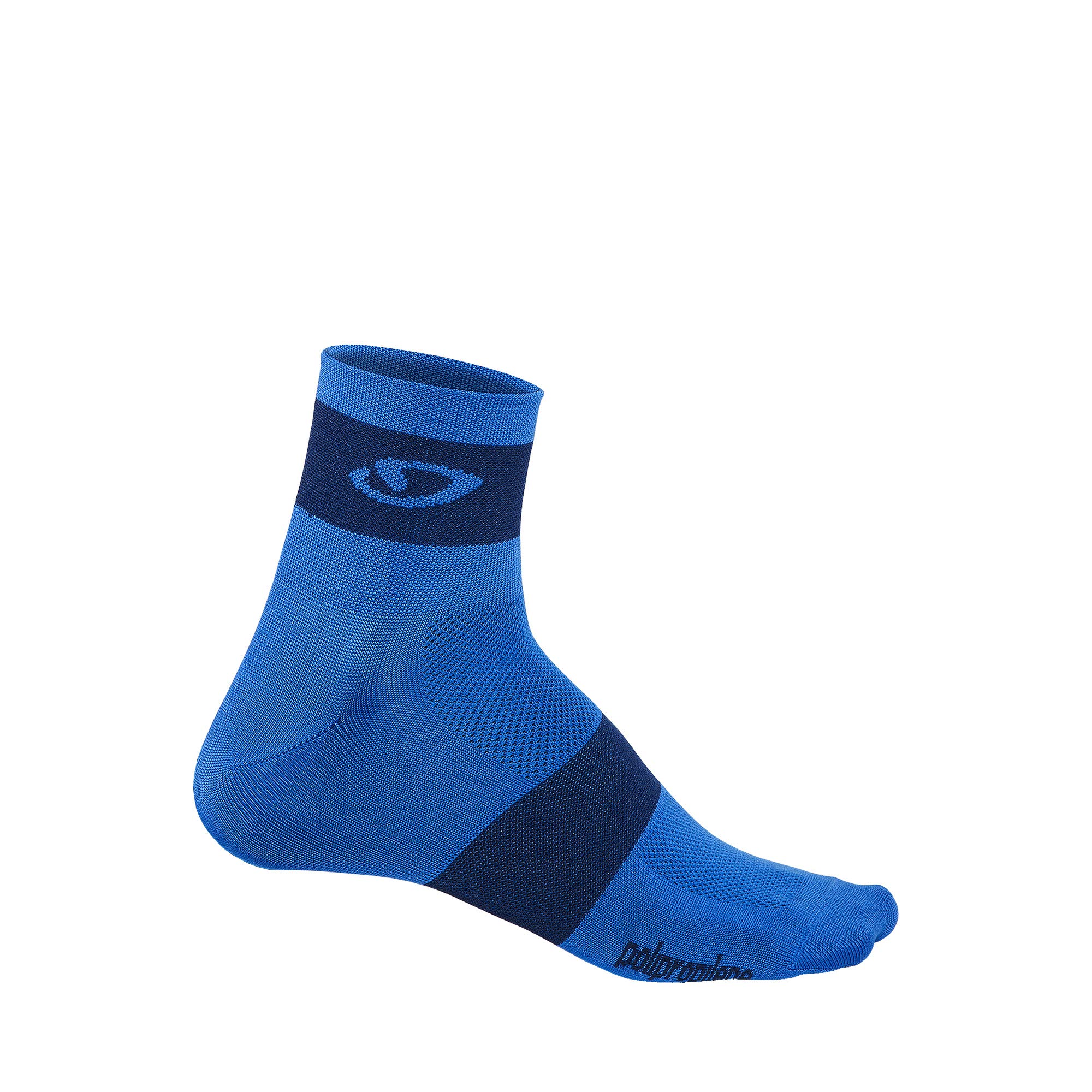 Giro Comp Racer Unisex Adult Toughest Road & Trail Cycling Ankle Socks - Blue (2023), X-Large