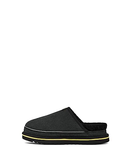 UGG Men's Scuff Cali Wave Shoe, Black/Pearfect, 9
