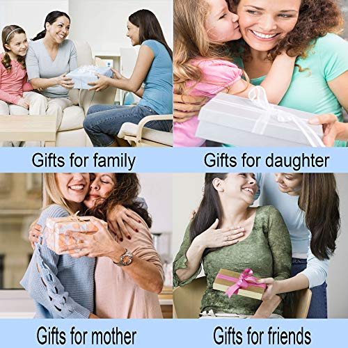 Godmother Gifts Two Interlocking Infinity Double Circles Sterling Silver Necklace Christmas Gifts for Women