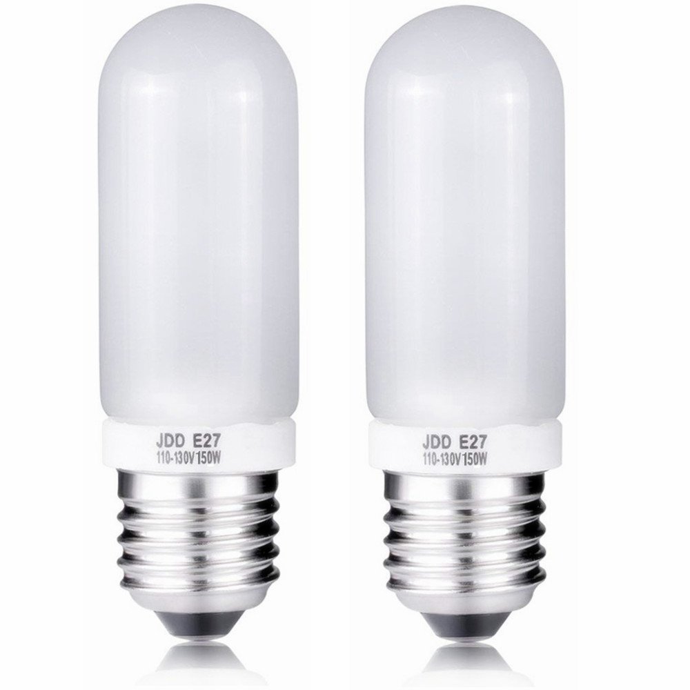 GODOX 2X 150W Modeling Lamp Bulbs, 110V-130V Frosted Replacement Light Bulb for Photo Studio Strobe