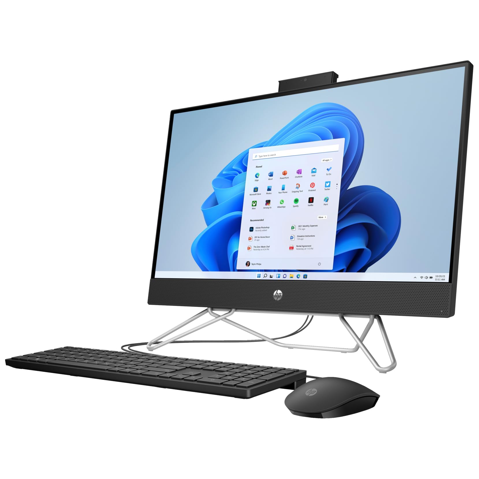 HP 24 23.8" FHD Business All-in-One Desktop Computer, 12th Gen Intel 10-Core i7-1255U, 32GB DDR4 RAM, 2TB PCIe SSD, WiFi 6, Bluetooth 5.2, Keyboard & Mouse, Windows 11 Pro