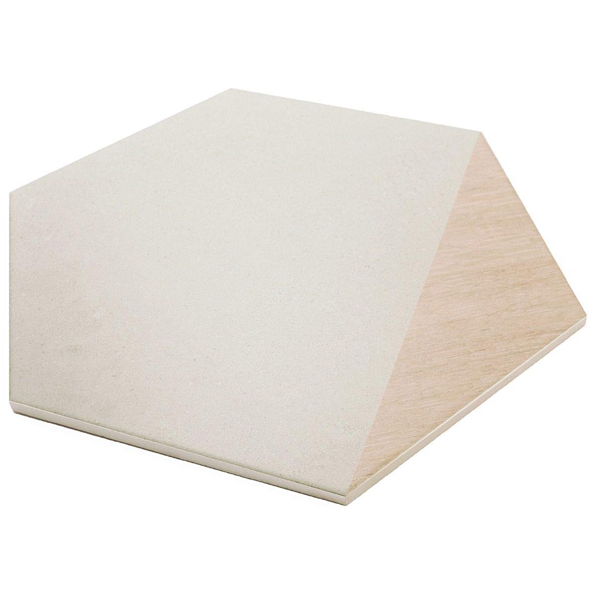 Ivy Hill Tile Klyda Wood White 3 in. x 6 in. Matte Porcelain Floor and Wall Tile Sample