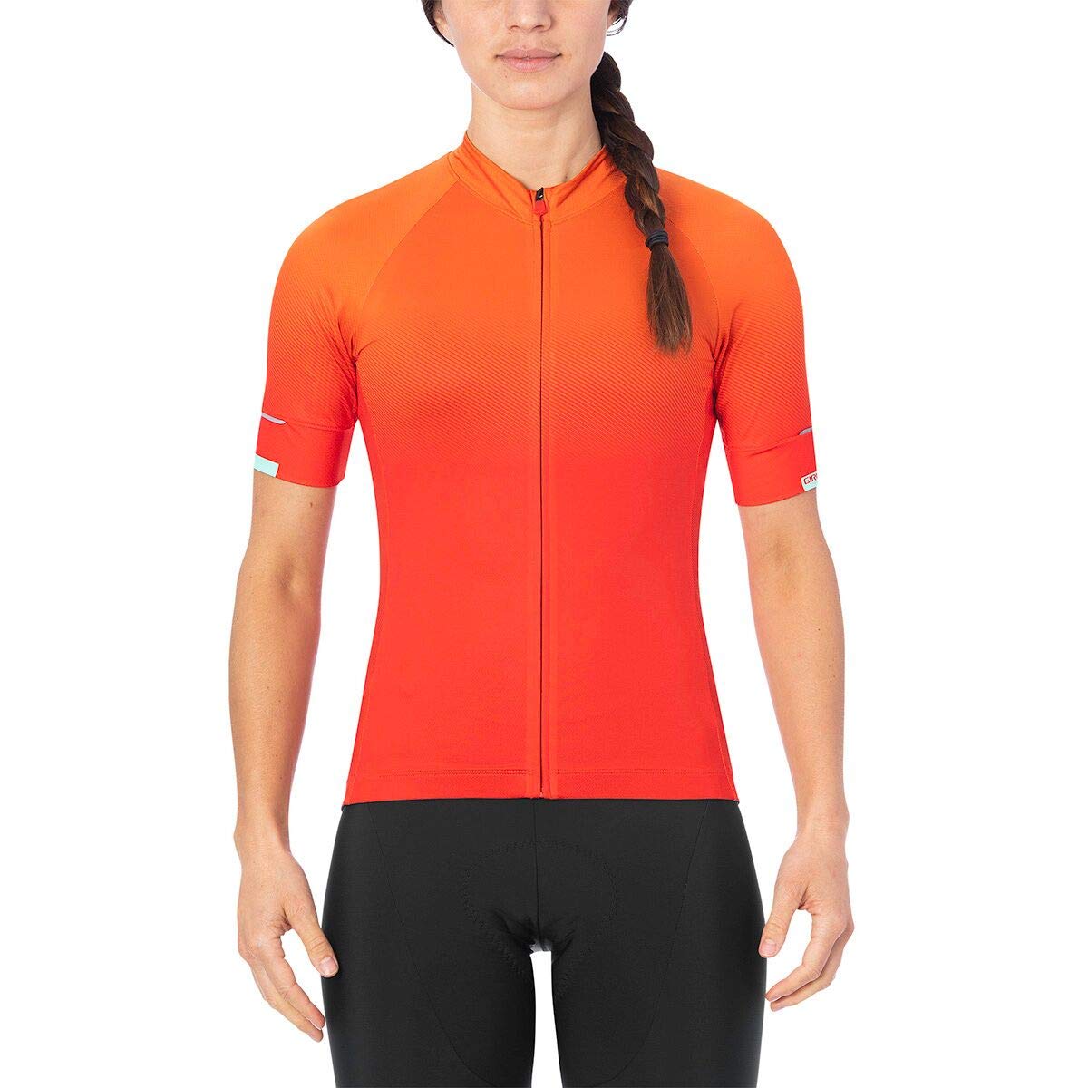 Giro W Chrono Expert Jersey Womens Adult Cycling Jerseys - Bright Red Transition (2020) - Small