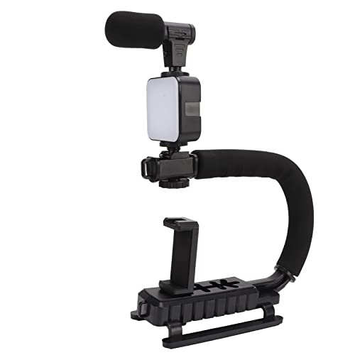 Handheld Video Camera Stabilizer, Anti Loose 1/4 inch Thread U Shape Camera Stabilizer for Outdoor for Shooting