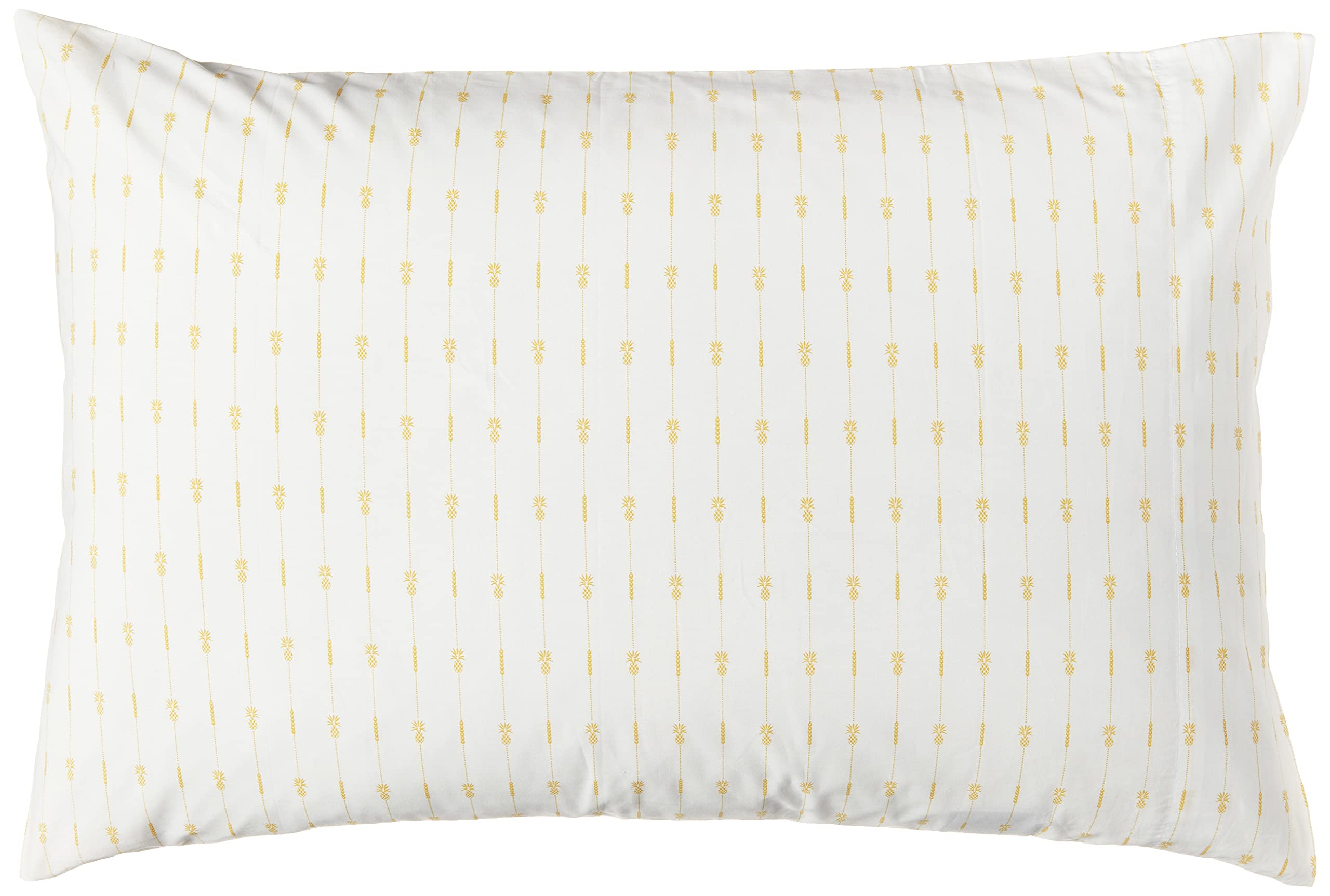 Tommy Bahama - Queen Sheets, Cotton Percale Bedding Set, Crisp & Cool, Stylish Home Decor (Pineapple Pinstripe Yellow, Queen)