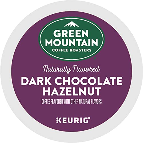 Green Mountain Coffee Roasters Dark Chocolate Hazelnut Coffee, Keurig Single Serve K-Cup Pods, 72 Count (6 Packs of 12)