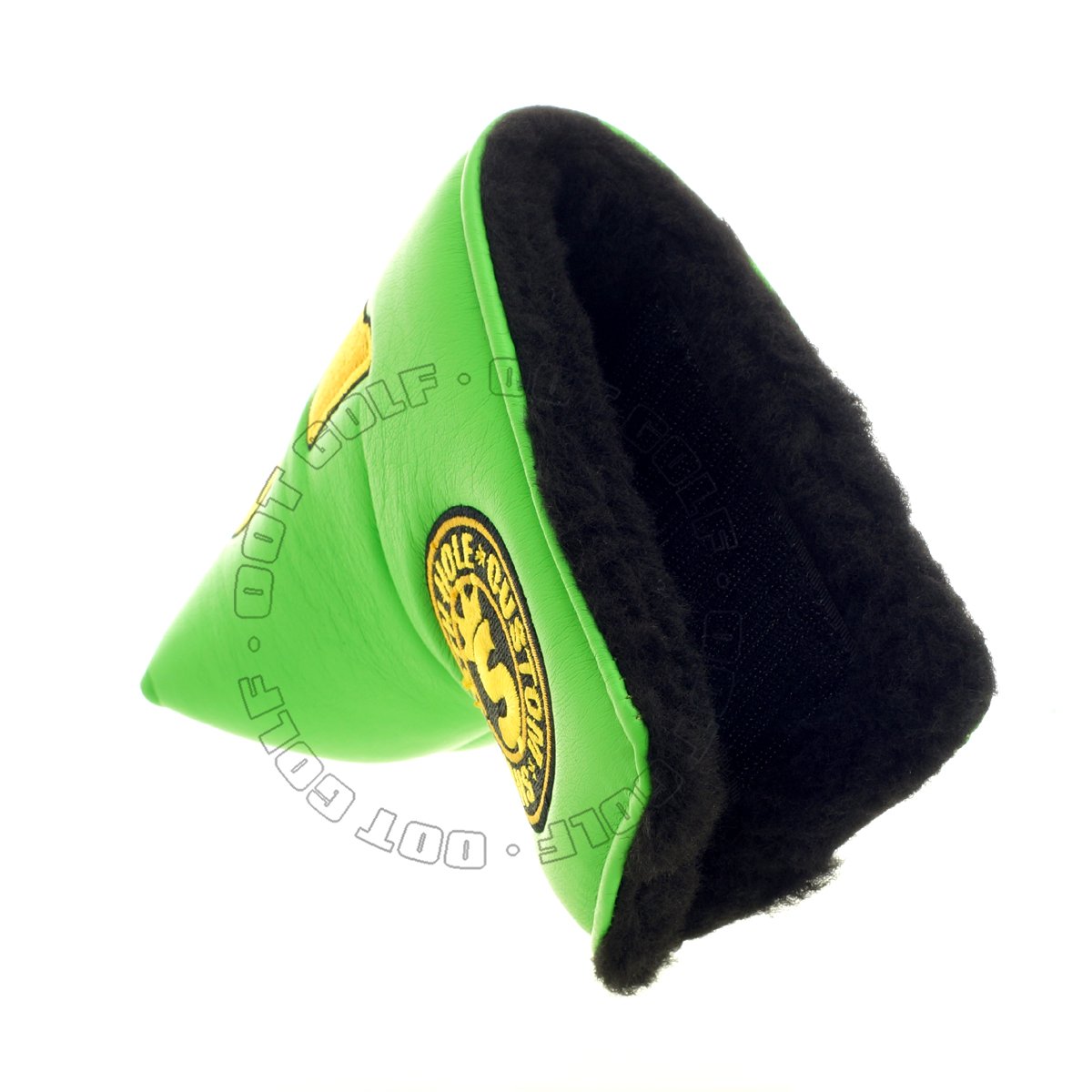 Golf Headcover for Blade Mid-size Mallet Putter, Cash Is King, Green