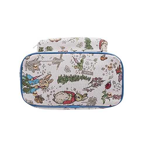 Signare Tapestry Women Backpack Rucksack Casual Daypack With Peter Rabbit Design (DAPK-BP-PETER)