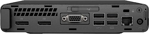 HP Mini PC EliteDesk 800 G3 Desktop Computer - Intel i5-6500, 16GB RAM, New 512GB NVMe SSD, AX200 Wi-Fi 6,Bluetooth 5.2, Windows 10 Pro, TJJ Mouse Pad (Renewed)