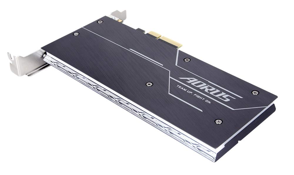 GIGABYTE 1TB Aorus RGB AIC NVMe 1.3 PCI-Express 3.0 x4 SSD Solid State Disk
