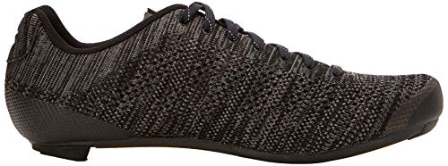 Giro Empire E70 Knit Mens Road Cycling Shoe − 47, Black/Charcoal Heather (2021)