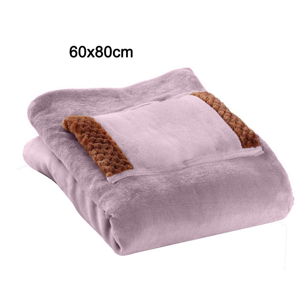 GREENWISH Portable USB Lap Heated Throw Blanket, Fast Heating 31.5x23.6 inch Electric Blanket, Winter Warming Heating Blanket Throw for Home Office Use