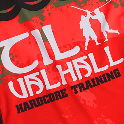 Hardcore Training Hammer Men's Rash Guard Compression Long Sleeve MMA No-Gi Tight BJJ Grappling Base Layer (as1, Alpha, 3X_l, Regular, Regular, Green)