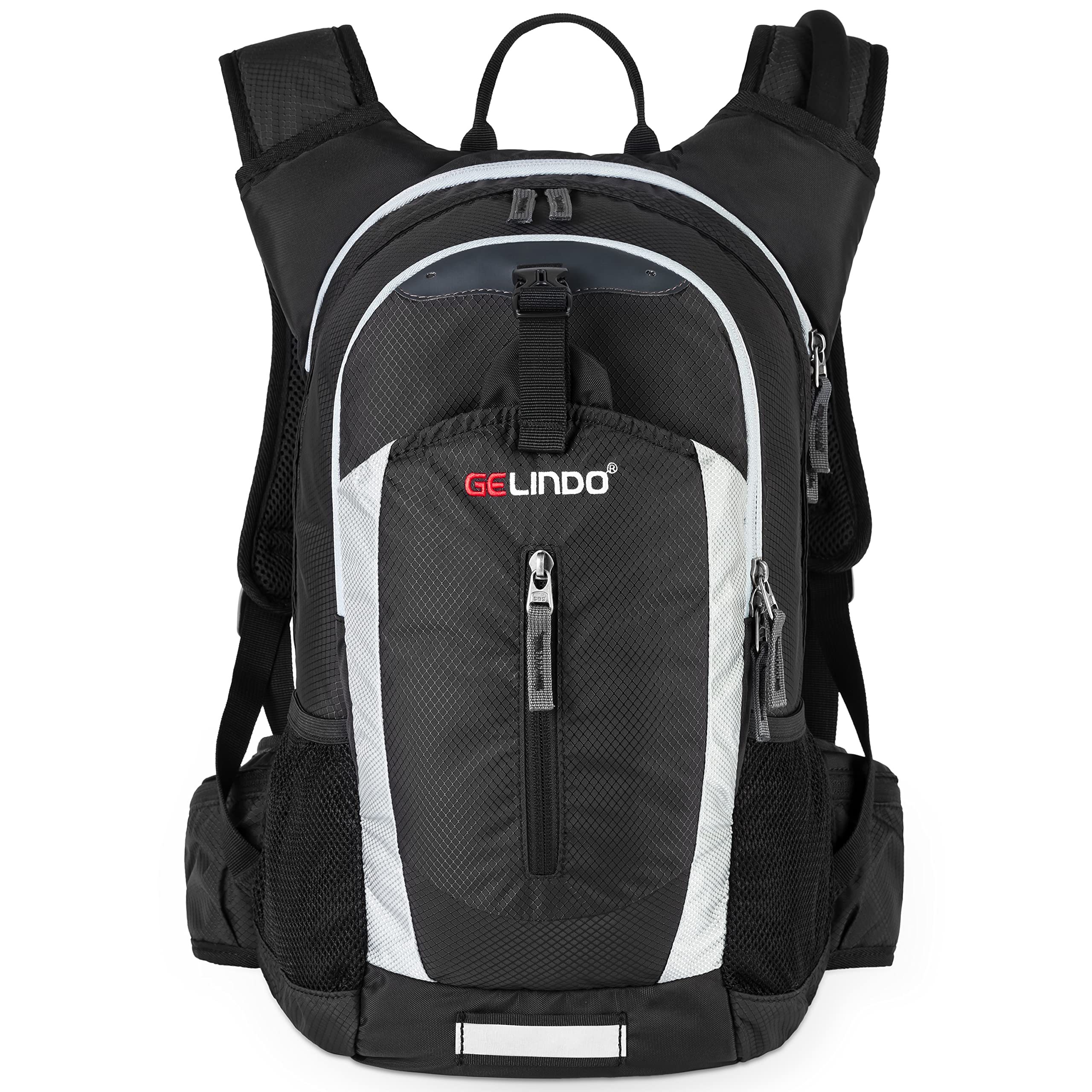GELINDO Insulated Hiking Hydration Backpack - Hiking Hydration Pack with 2.5L Water Bladder - Insulated Water Backpack with Bladder for Hiking