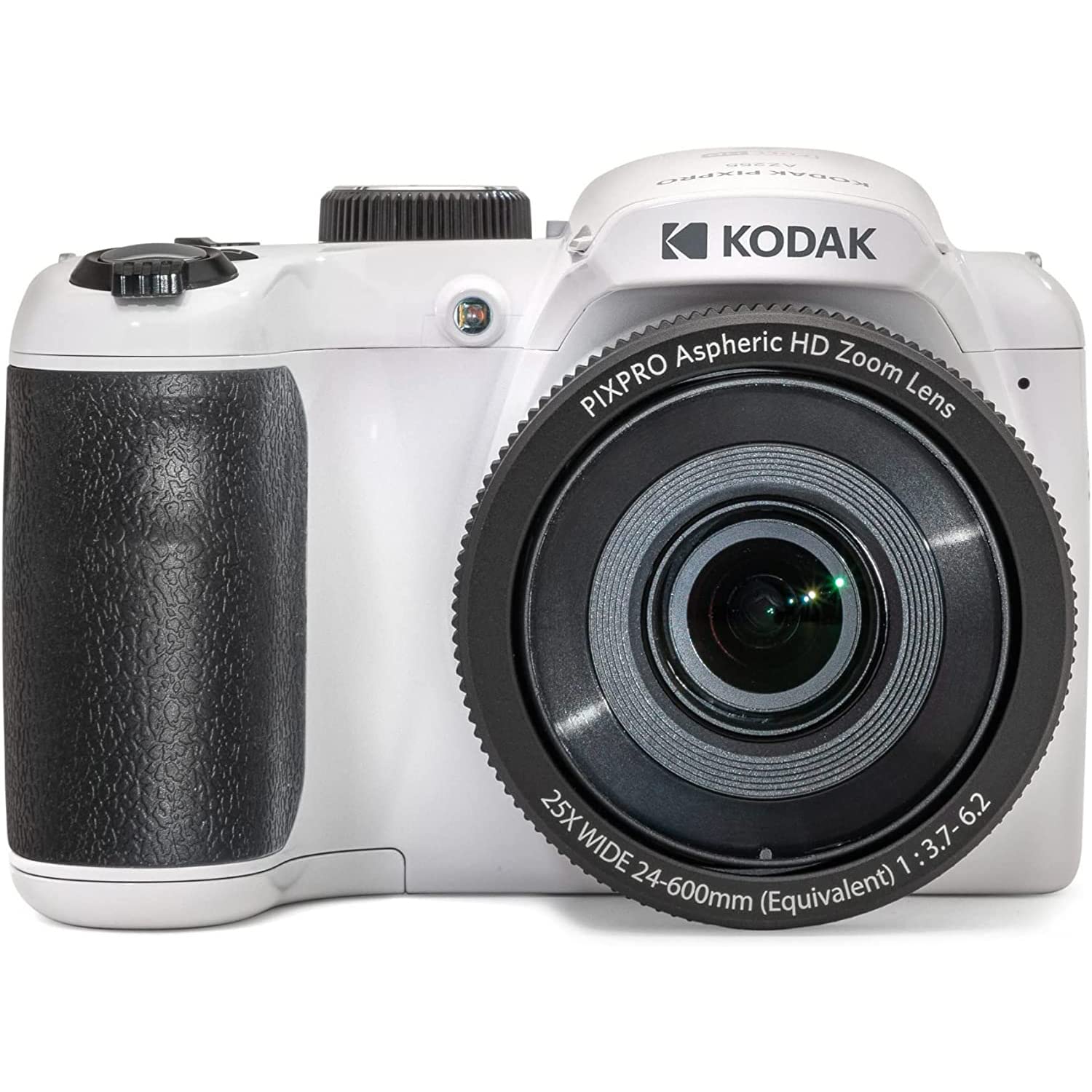 Kodak PIXPRO Astro Zoom AZ255-WH 16MP Digital Camera, 25X Optical Zoom, White Bundle with Lexar 32GB High-Performance 800x UHS-I SDHC Memory Card + Deco Photo Camera Bag