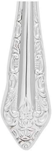 Wallace Antique Baroque 65-Piece 18/10 Stainless Steel Flatware Set, Service for 12, Silver