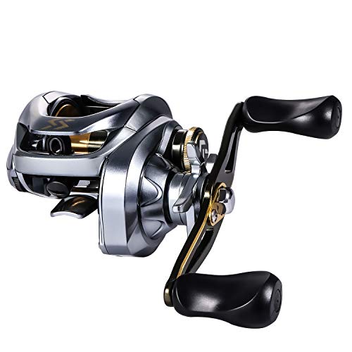 Sougayilang Baitcasting Reel, 17.64 LB Drag Powerful Baitcasters,11+1 Shielded Stainless-Steel Ball Bearings Baitcast Fishing Reels