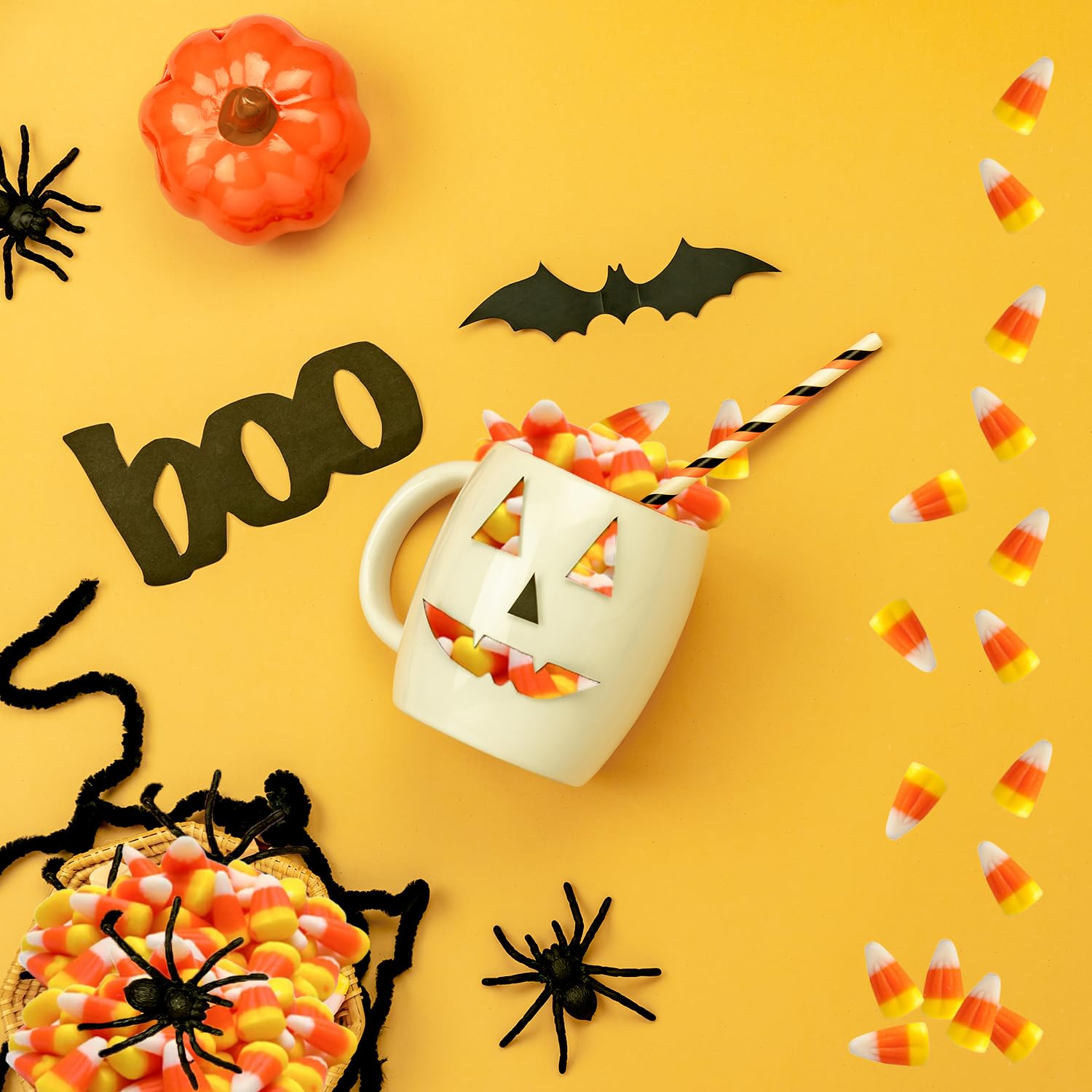 Fruidles Halloween Candy Corn Treats, Fun & Festive Holiday Snacking, Nut-Free, Dairy-Free (4oz Bag)
