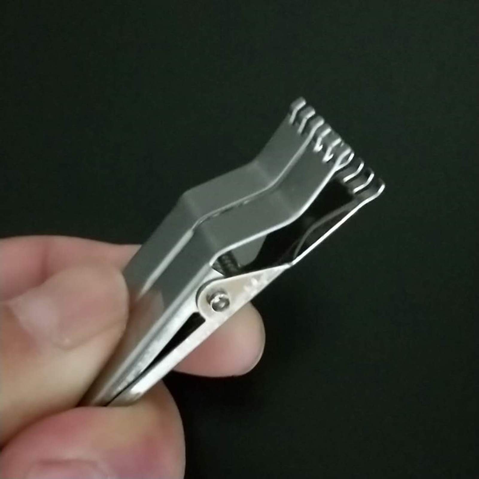 Hook Clip, Stainless Steel Earthworm Bloodworm Bait Hook Clip Clamp Fishing Tackle Tool - Stainless Steel
