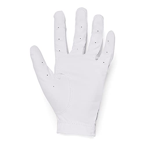 Under Armour boys Iso-chill Golf Glove Jr. , White (100) , Right Hand Youth Large