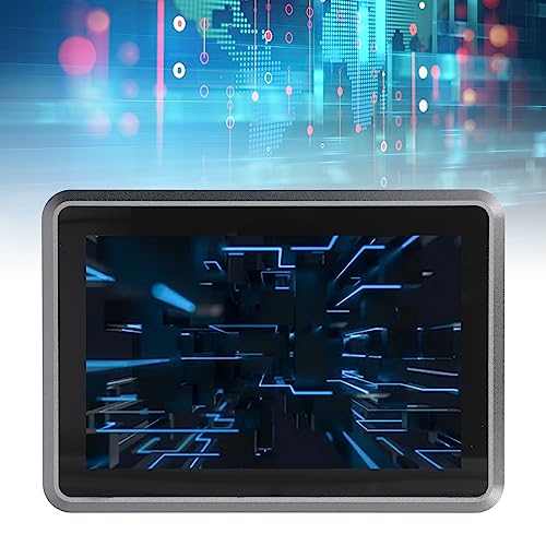 Industrial Tablet PC, Quiet 100β240V Sensitive Rugged Touchscreen Tablet Efficient Heat Dissipation Single Point Control Dustproof for Electronic Education (US Plug)