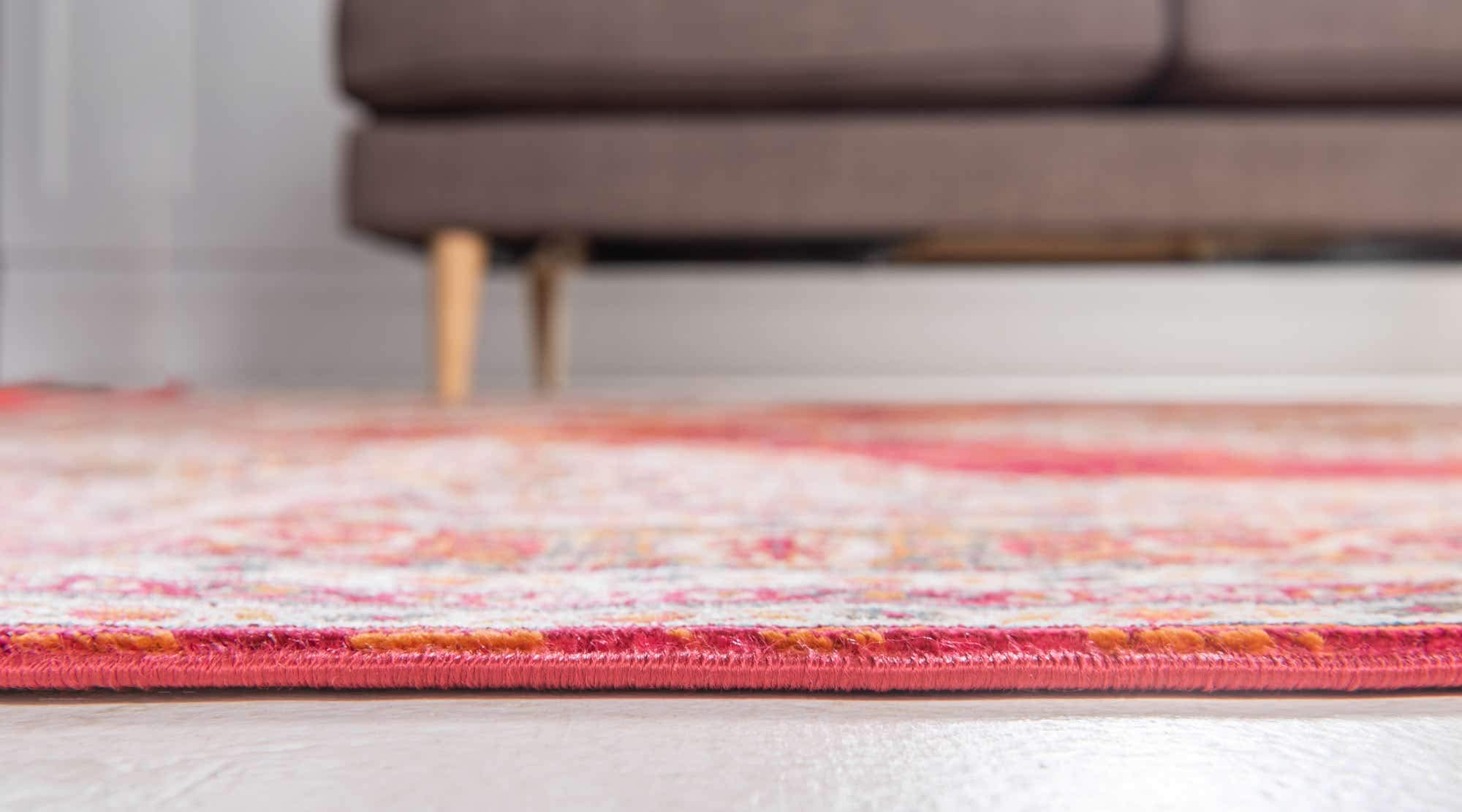 Unique Loom Baracoa Collection Area Rug - Regla (2' 2" x 6' 1" Runner, Red/ Green)