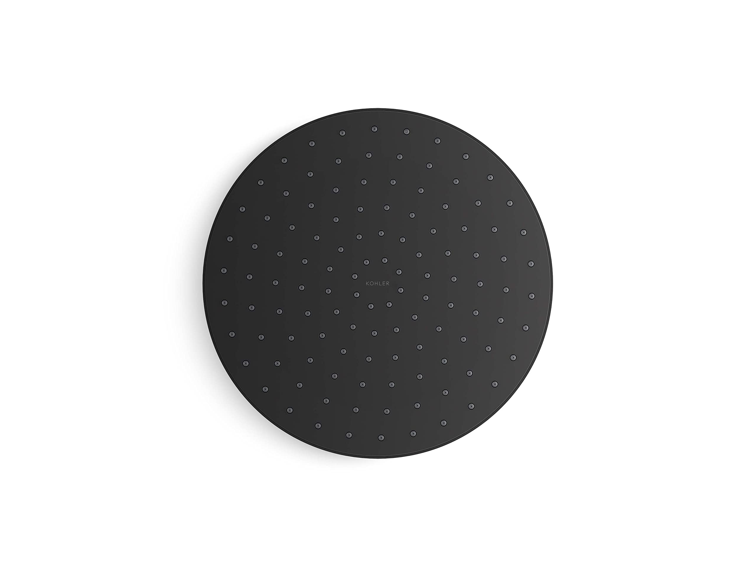 KOHLER 76465-G-BL Awaken 10 Inch Single-Function Rain Shower Head, 10" Fixed Round Rainfall Showerhead, 1.75 GPM, Matte Black