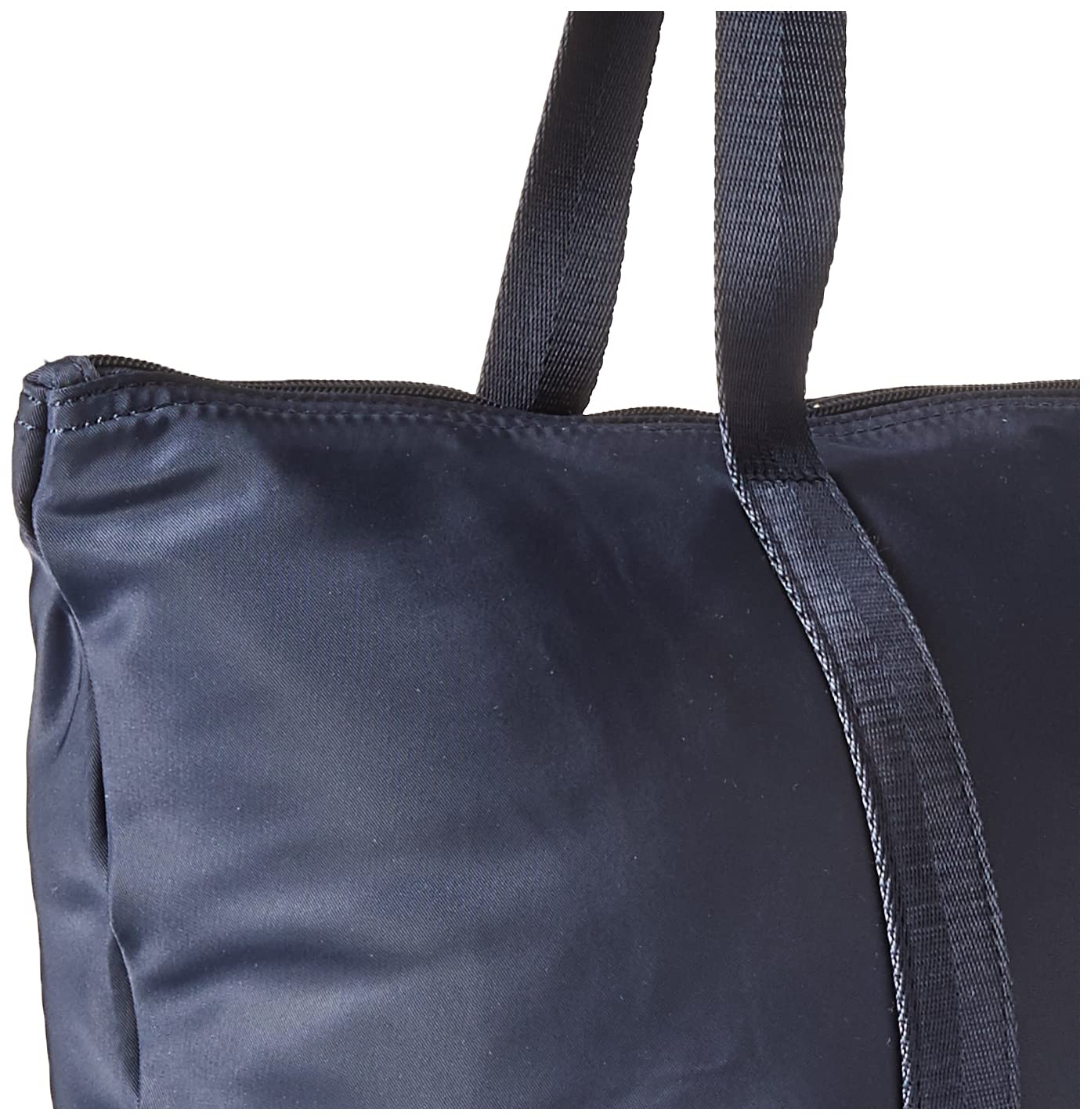 Lacoste Jeanne Large Shopping Bag, Marine 166 Jaune Fluo