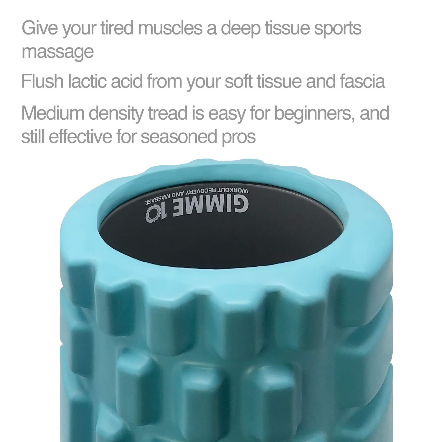 Gimme 10 Premium Foam Roller β Versatile High-Density Muscle & Back Roller for Deep Tissue Massage, Physical Therapy, and Yoga