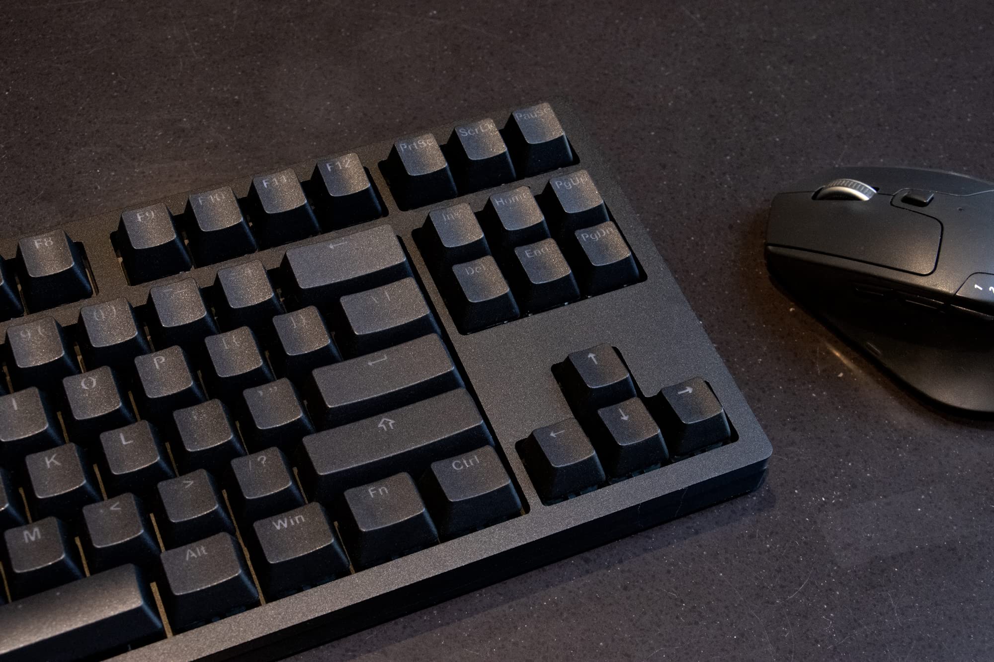 ikbc MF87 v3 RGB LED Backlit Mechanical Keyboard with Cherry MX Brown Switch for Windows and Mac, TKL Computer Keyboards with PBT Double Shot Keycaps, CNC Aluminum Black Color Case, ANSI/US