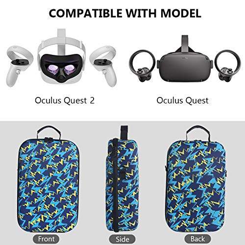 Hard EVA Pouch Handbag Protective Cover Storage Bag Box Carrying Case for -Oculus Quest 2 VR Glass and Accessories