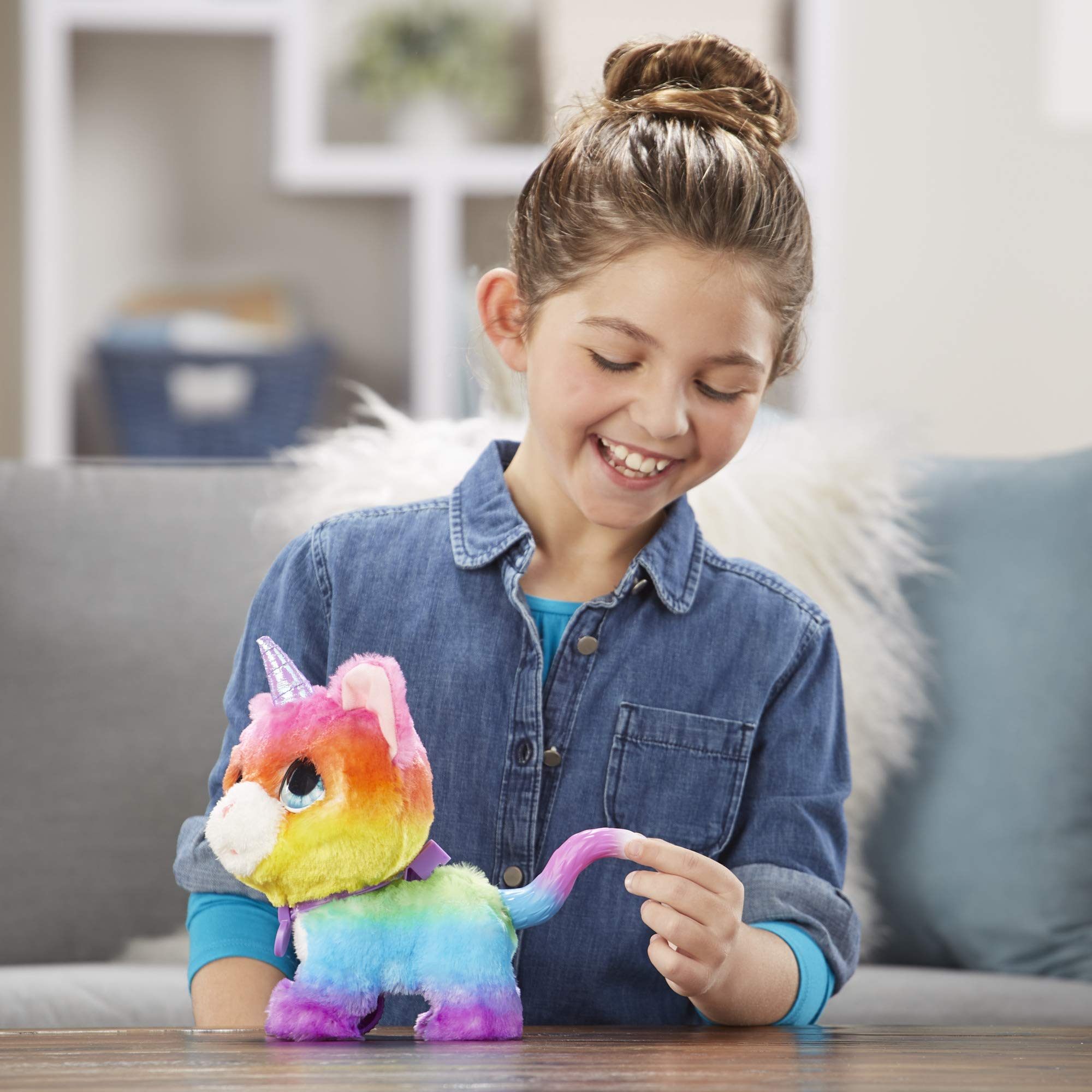 FurReal friends FRR WALKALOTS Big Wags Unicorn CAT