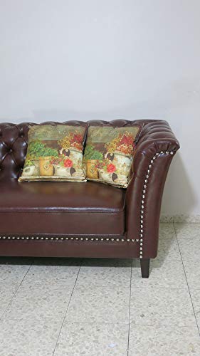 Glarcy Throw Pillow Covers (Home Garden) Couch Pillow Covers 18 x 18 Inch with a Home Garden Design
