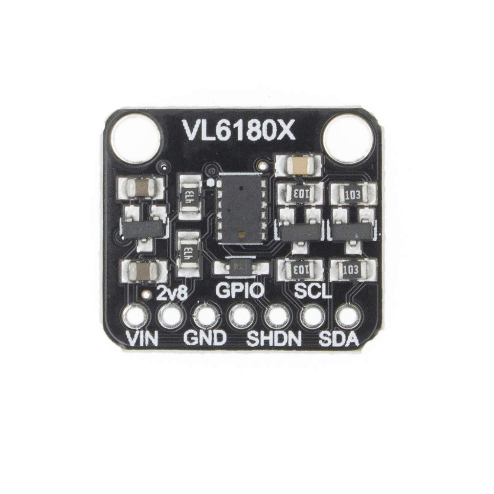 HiLetgo 2pcs VL6180 VL6180X Range Finder Optical Ranging Light Sensor Module Gesture Recognition Sensor I2C Interface 3.3V 5V Emitter Ambient Light Sensor