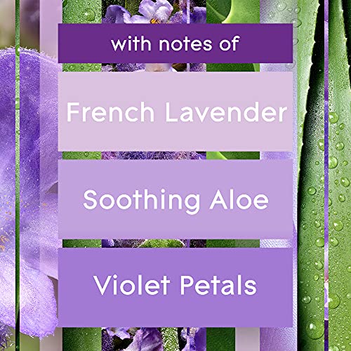 Glade Candle Tranquil Lavender & Aloe, Fragrance Candle Infused with Essential Oils, Air Freshener Candle, 3-Wick Candle, 6.8 Oz, 3 Count