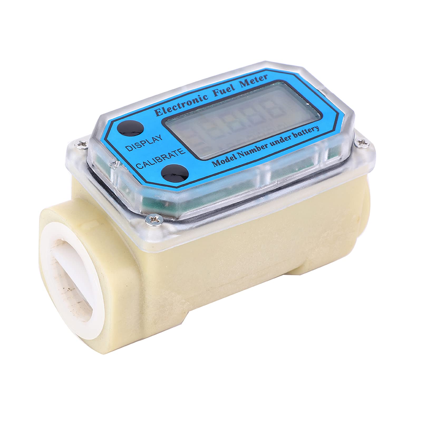 Turbine meter, digital mini turbine meter fuel meter 15-120 l/min 1"NPT counter, often used to measure