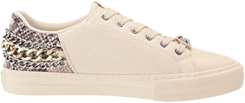 Guess Women's LYBA Sneaker, Chic Cream/Natural, 9