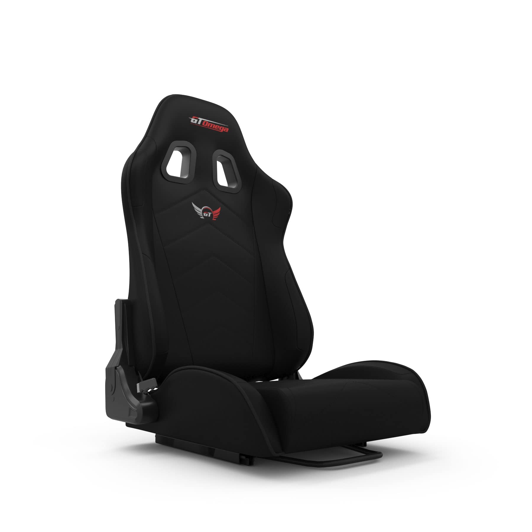 GT OMEGA Racing XL RS Seat + Seat Sliders Ultimate Car Driving Simulation Experience