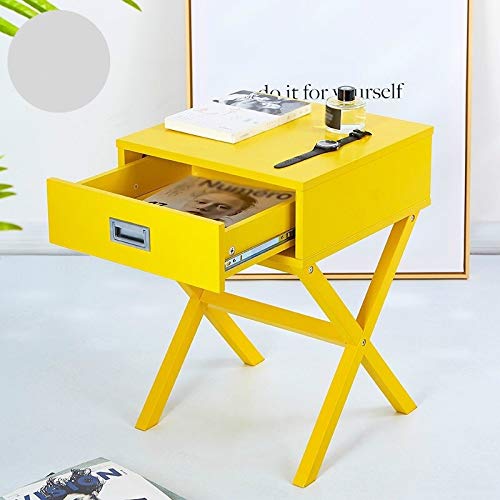 SJYDQ Fashion Nightstands Simple Bedroom Simple Wood Northern Europe Bedside Storage Mini