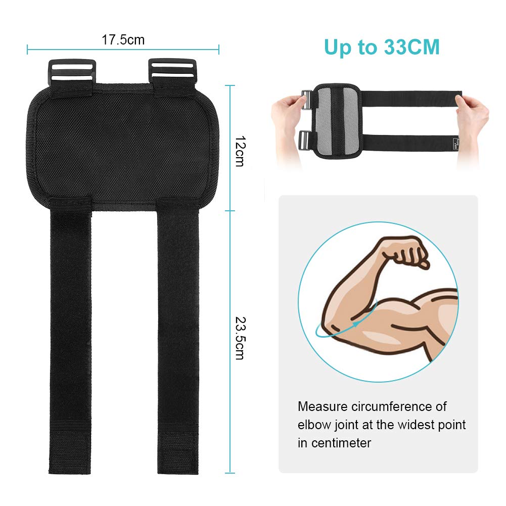 Golf Swing Training Aid Elbow, Golf Swing Trainer, Straight Arm Golf Training Aid with TIK-Tok Sound Notifications, Posture Correction Brace of Golf Swing for Beginners Training