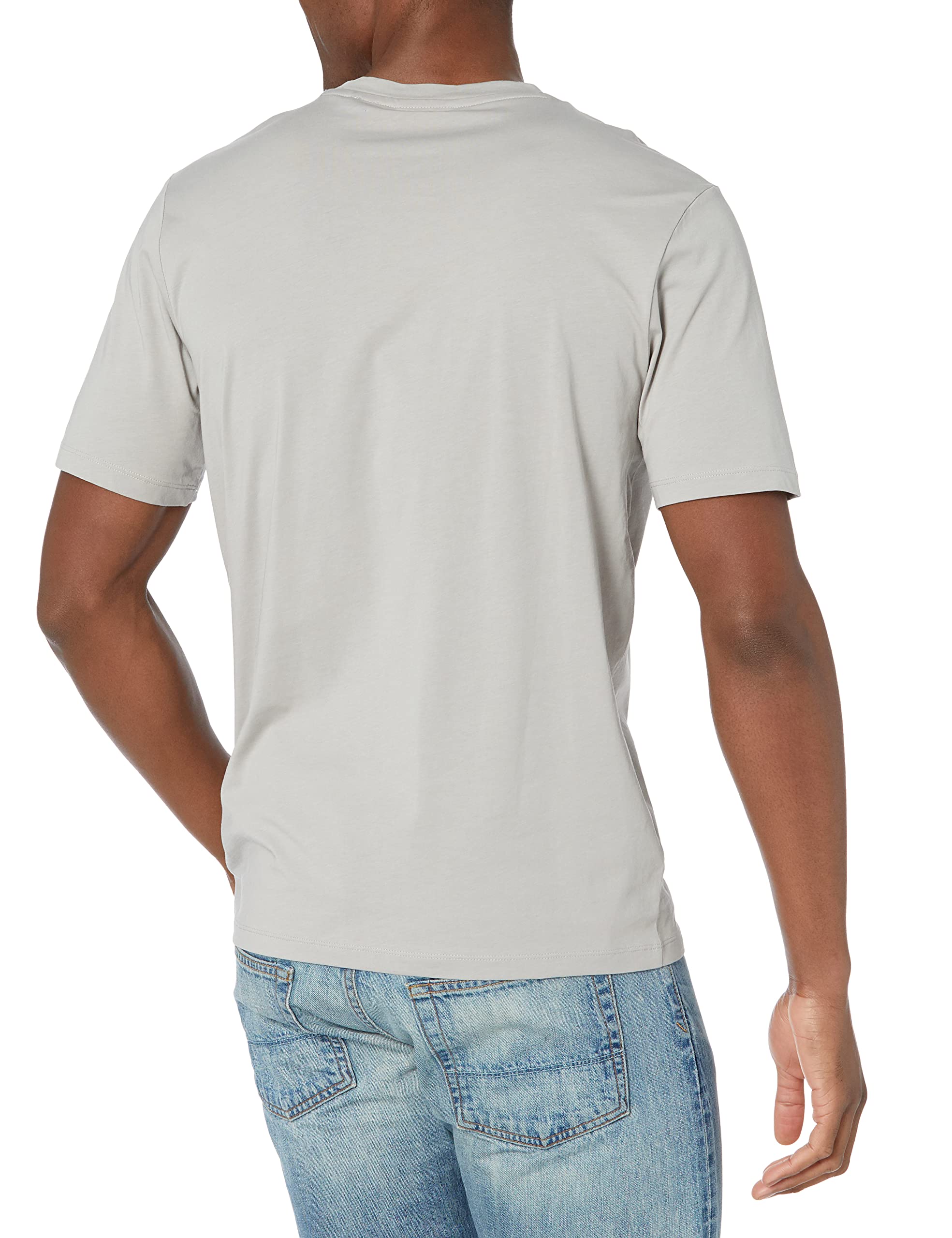 HUGO Dero Regular Fit Short Sleeve Reversed Logo Jersey T-Shirt Chalk White