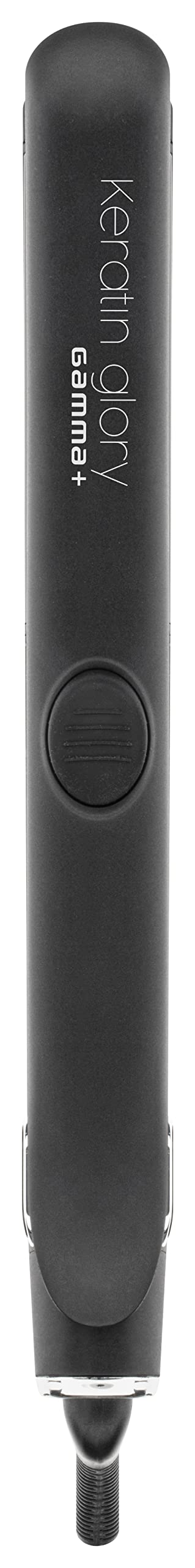GAMMA+ Keratin Glory Hair Straightening Iron 6 Heat Settings Black