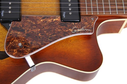 Godin 5th Avenue CW Electric Guitar (Kingpin II, Cognac Burst)