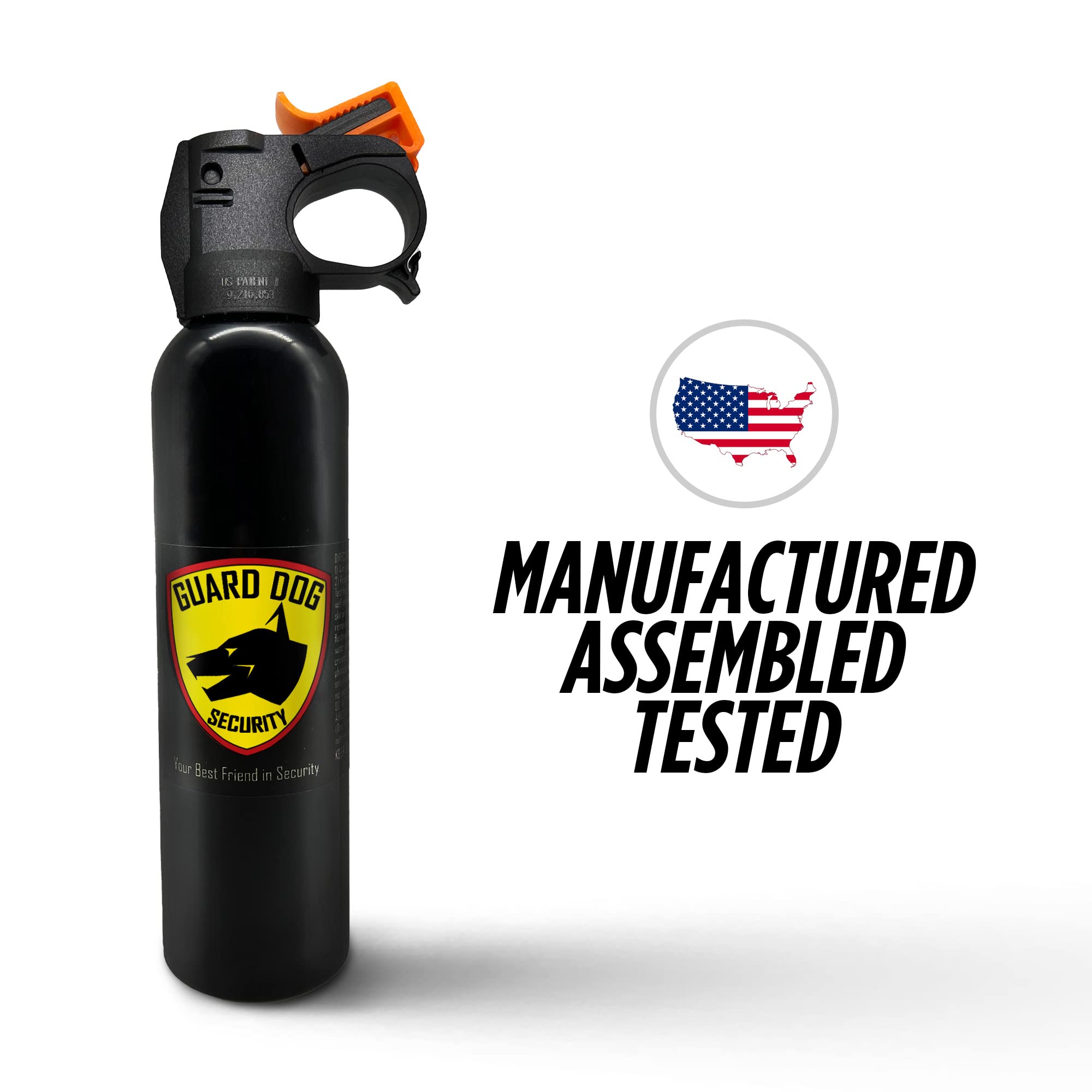 Guard Dog Security Fire Master OC Spray Fogger 9 oz - Police Strength with UV dye - 150 Burst (9 oz - 2 Pack)
