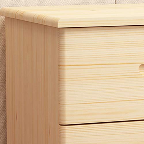 SJYDQ Simple Bedside Table All Solid Wood Simple Bedroom Storage Cabinet, Bedside Storage Bedside Table