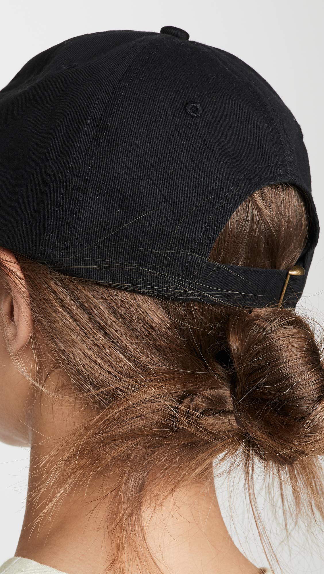 Hat Attack Women's Canvas Dad Cap, Black, One Size