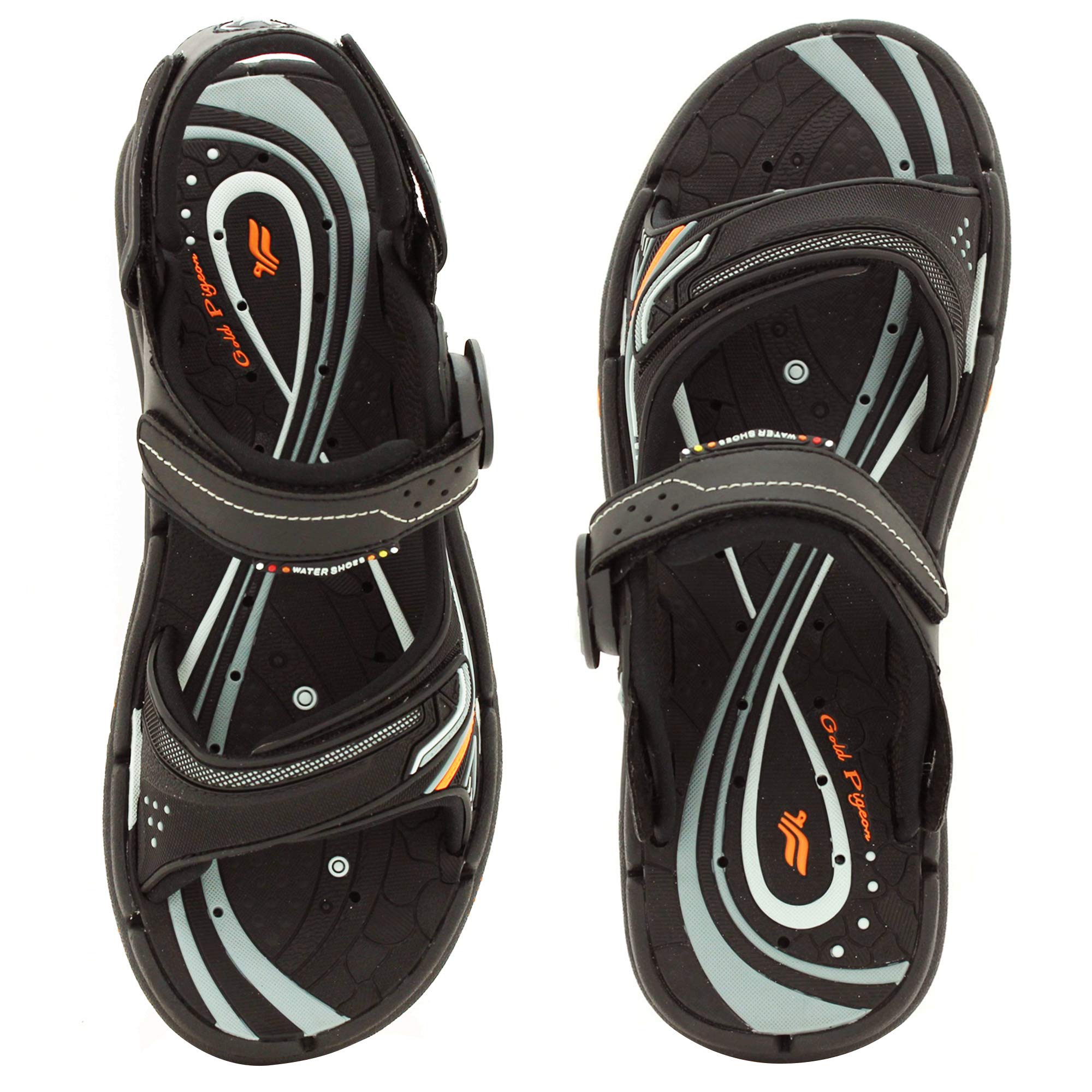 Gold Pigeon Shoes GP Water Release Sandals: 9254 Orange, Women Size 13-13.5 / Men Size 11.5-12 (2375-org-44)