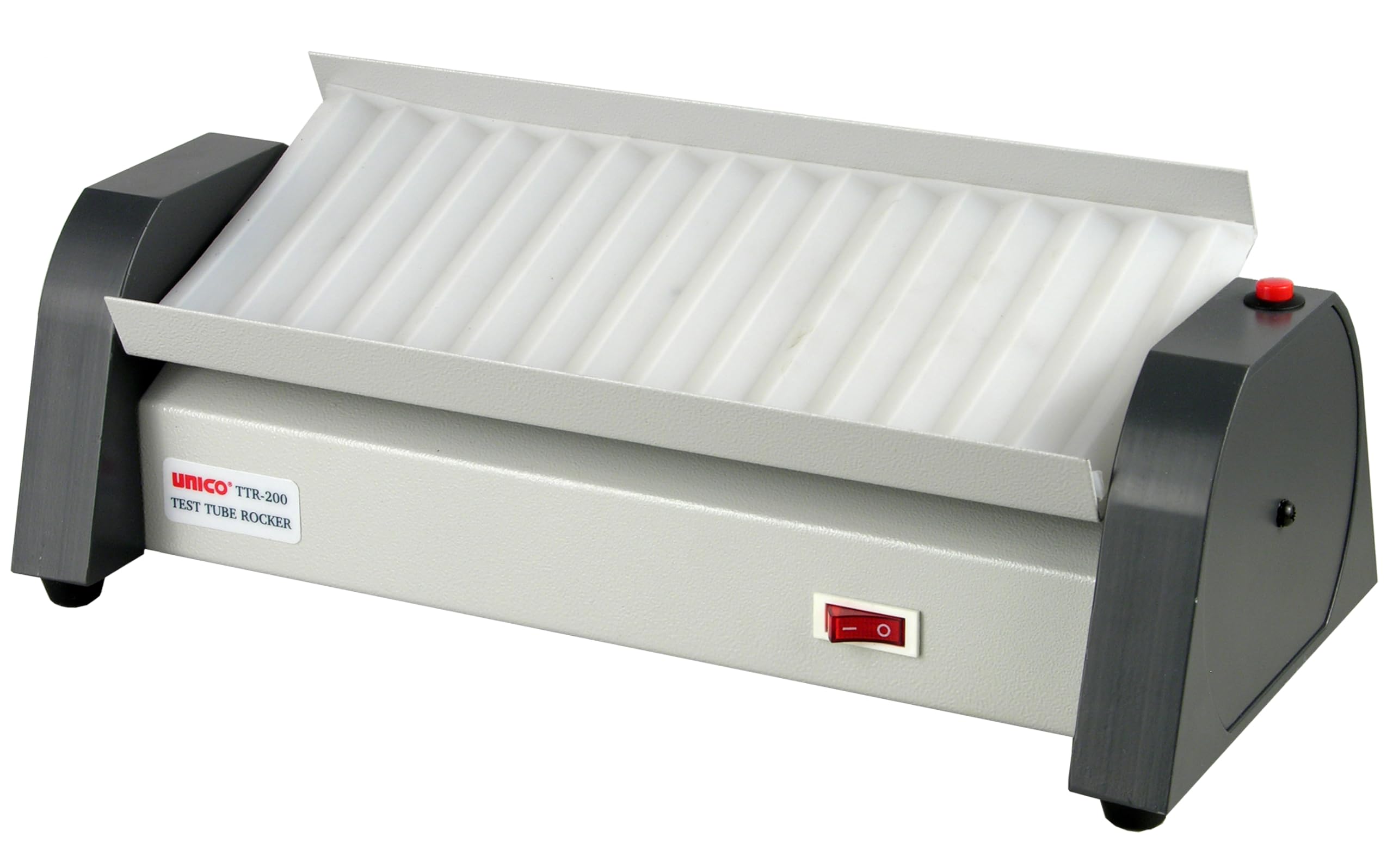 UNICO L-TTR200 Model Rock-IT Tube Rocker with Pause Button, 15 Tubes/Vials Capacity, 25 CPM, 110V